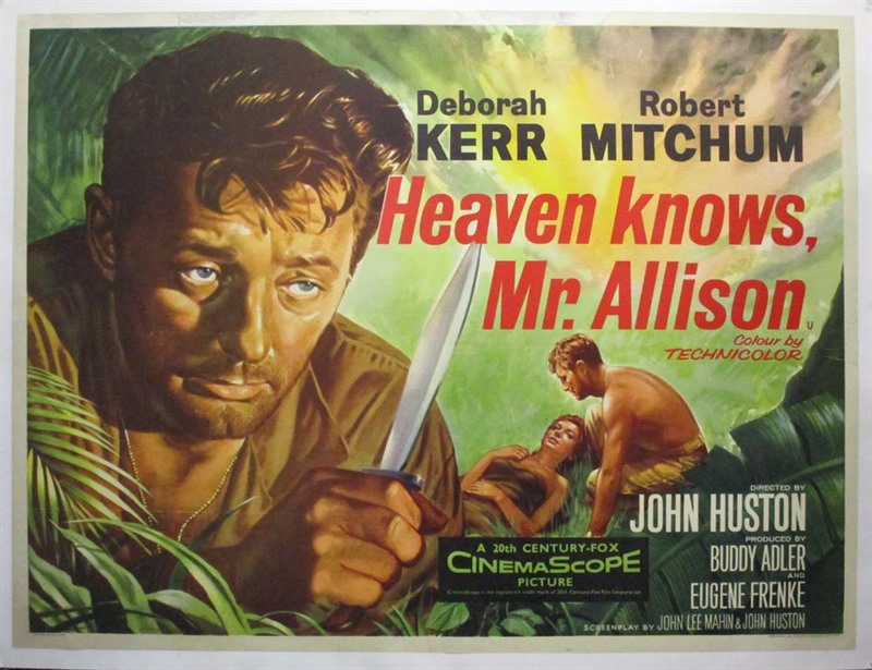 Heaven Knows, Mr. Allison Poster, UK Quad, 1957, Chantrell Thomas