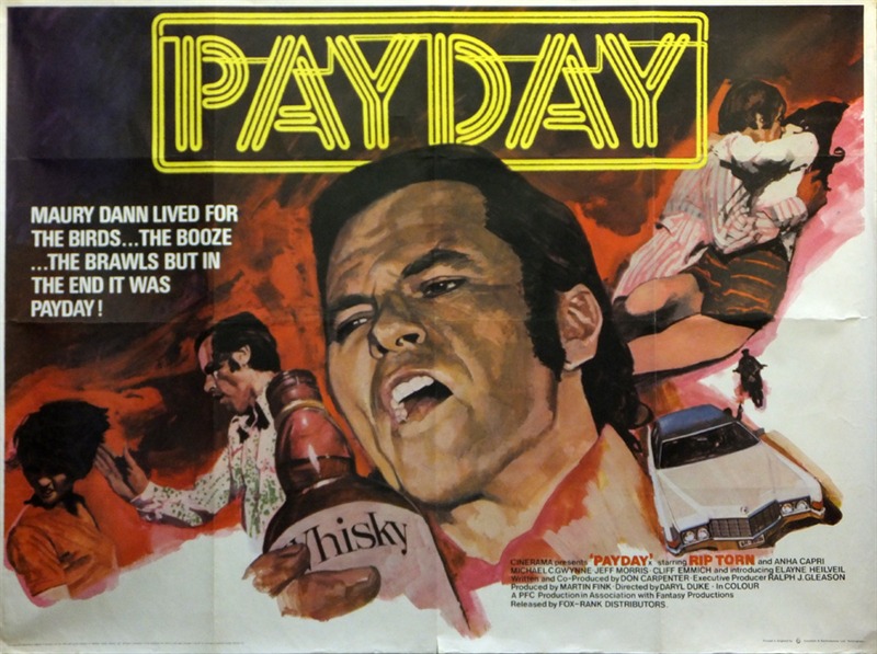 Payday Poster, UK Quad, 1973, Putzu Arnaldo