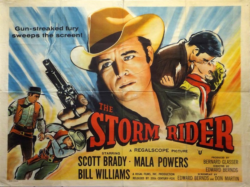 The Storm Rider Poster, UK Quad, 1957