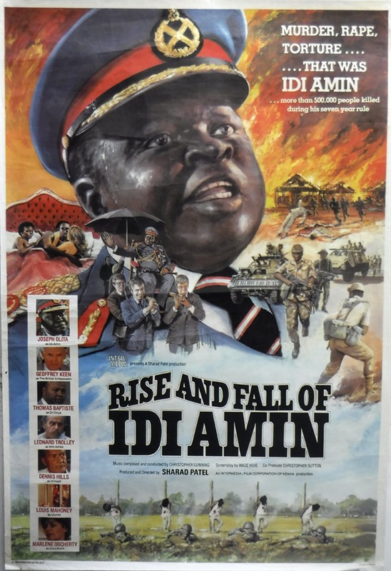 The Rise And Fall Of Idi Amin Poster, UK 1-Sheet, 1981, Beauvais Tom
