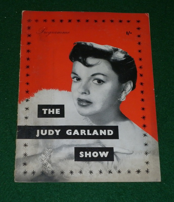 Judy Garland Concert Programme 1957 Poster, Prog, 1957