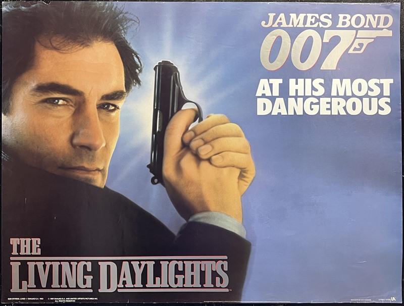 The Living Daylights Poster, UK Quad, 1987, Hamshere Keith The Living Daylights Poster, UK Quad, 1987, Hamshere Keith