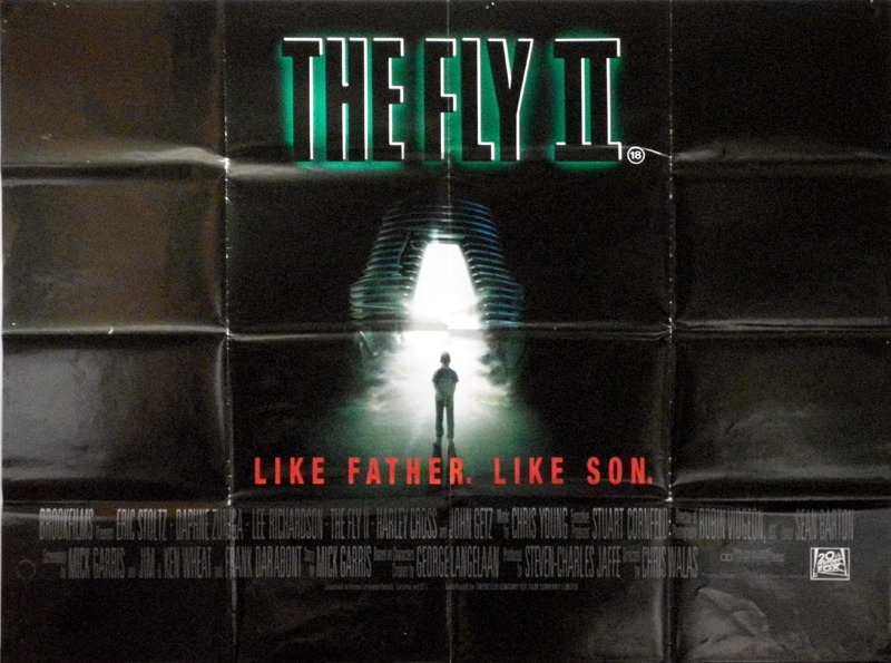The Fly 2 Poster, UK Quad, 1989