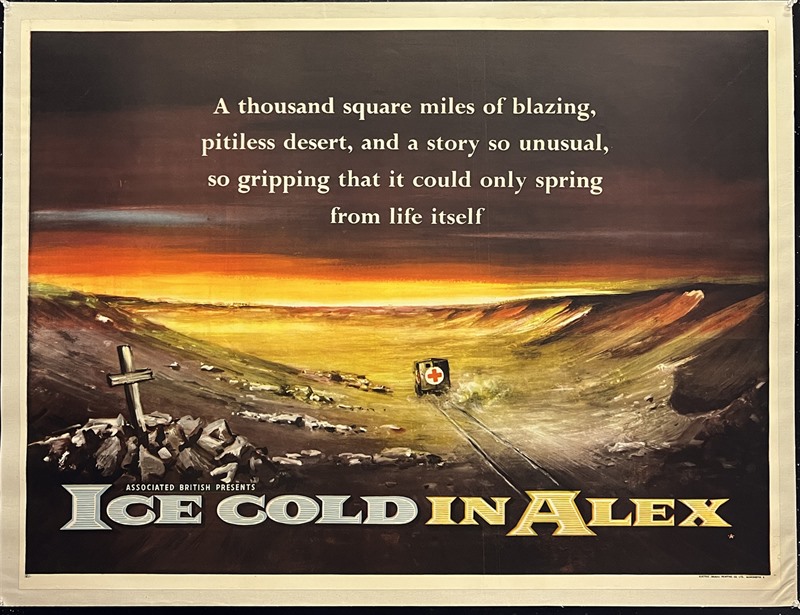 Ice Cold In Alex Poster UK Quad 1958 Ice Cold In Alex Poster UK Quad 1958
