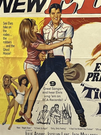 Tickle Me Poster, UK Quad, 1965, Chantrell Thomas