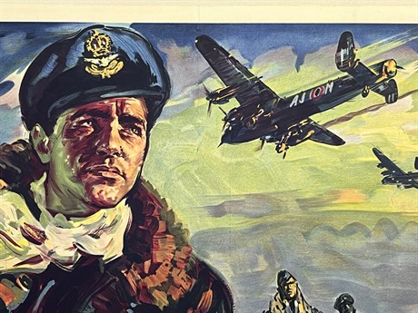 The Dam Busters Poster, UK Quad, 1955, Cesselon Angelo