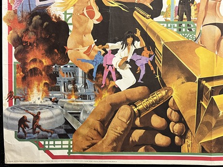 The Man With The Golden Gun Poster, UK Quad, 1974, McGinnis Robert