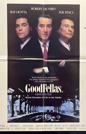 Goodfellas Poster, UK Quad, 1990