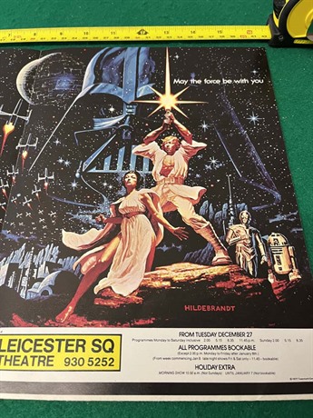 Star Wars Poster, 1977, Hildebrandt Brothers