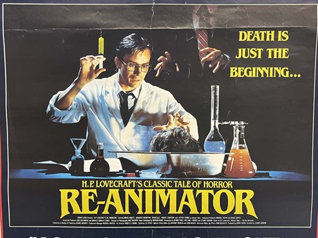 Re-Animator Poster, UK 1-Sheet, 1985, Chantrell Thomas