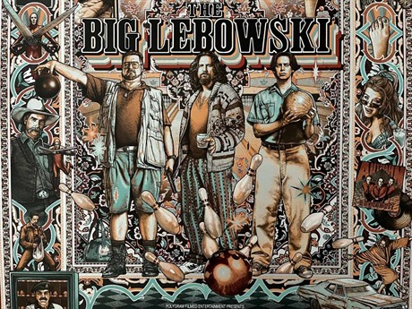 The Big Lebowski Poster, Mondo/AMP (24"x 36", 61cm x 91.5 cm), 1998 ...