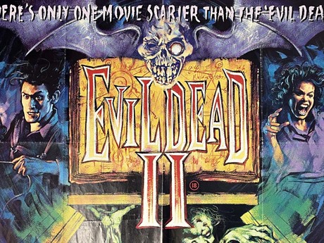 Evil Dead II Poster, UK Quad, 1987, Humphreys Graham