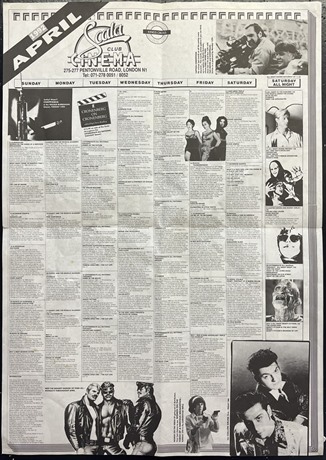 Scala Cinema Poster, 1992