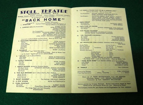 Back Home Poster, Prog, 1946
