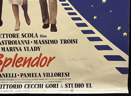 Splendor Poster, UK 1-Sheet, 1989, Beauvais Tom