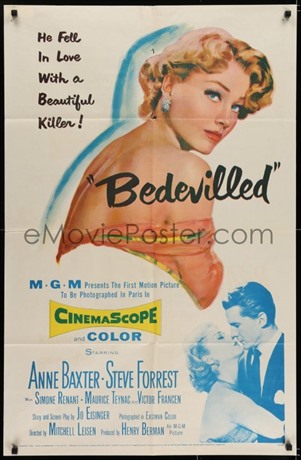 Bedevilled Poster, UK Quad, 1955