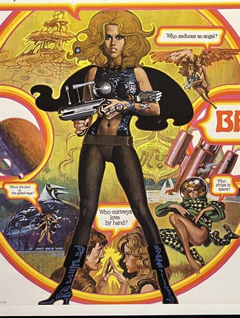 Barbarella Poster, UK Quad, 1968, Fratini Renato