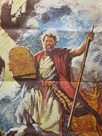 Moses Poster, UK Quad, 1976, Bysouth Brian