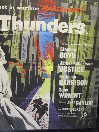 Seven Thunders Poster, UK Quad, 1957, Hirstle Cliff